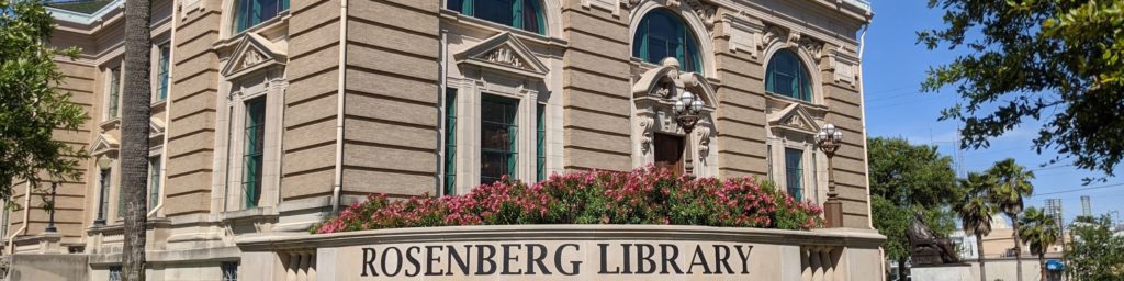 - Rosenberg Library